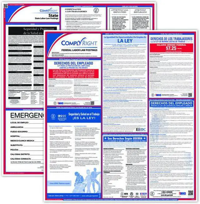 ComplyRight Fed/State Washington Compliance Labor Law Poster Kit ...