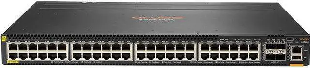 Aruba JL661A 6300M 48-port 1GbE Class 4 PoE and 4-port SFP56 Switch ...