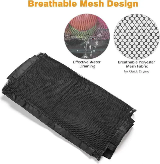 Yescom Mesh Cover Replacement for Rolling Mesh Pool Storage Bin Cart XX ...