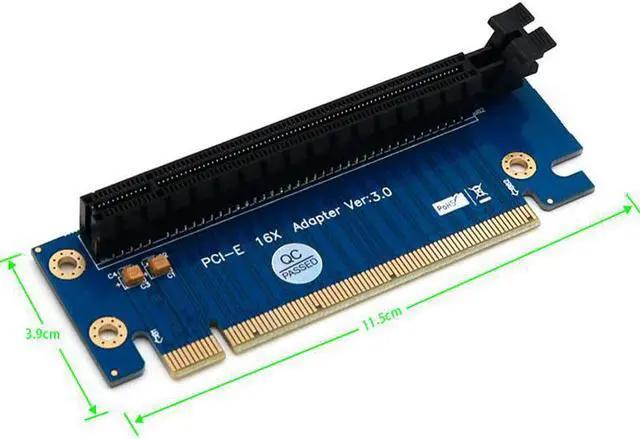 PCI Express 16x Riser Card PCIe Graphics card pci-e steering card 90 ...