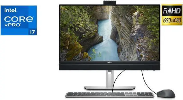 Dell OptiPlex 7410 Plus 24" Inch Full HD (1920x1080) All-In-One PC,13th ...