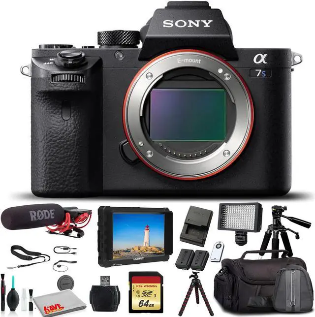 Refurbished: Sony Alpha a7S II Mirrorless Camera ILCE7SM2/B With Soft ...