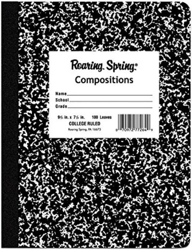 Roaring Spring Paper Products Roaring Spring Composition Book 100 ...