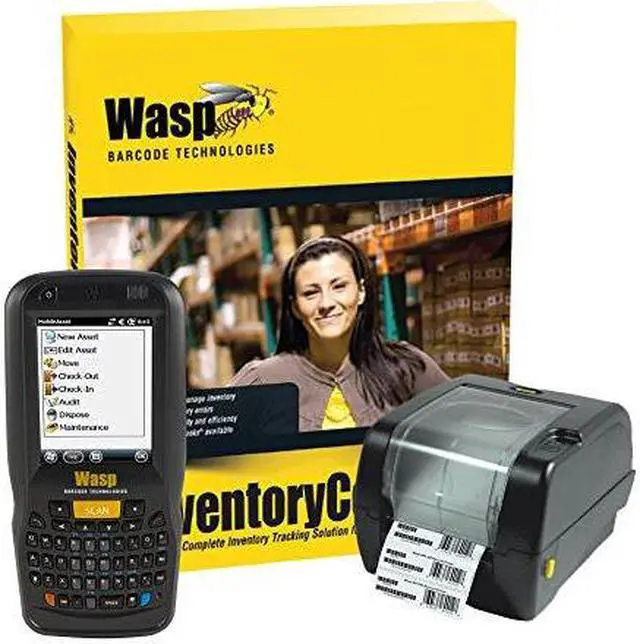 Wasp 633808929404 Barcode Inventory Control Tracking Solution with DT60 ...