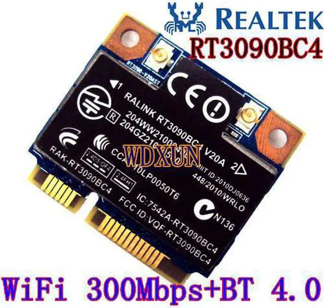 Ralink RT3090BC4 WiFi N Bluetooth 3.0 PCI-e Card 300M 602992-001 802 ...