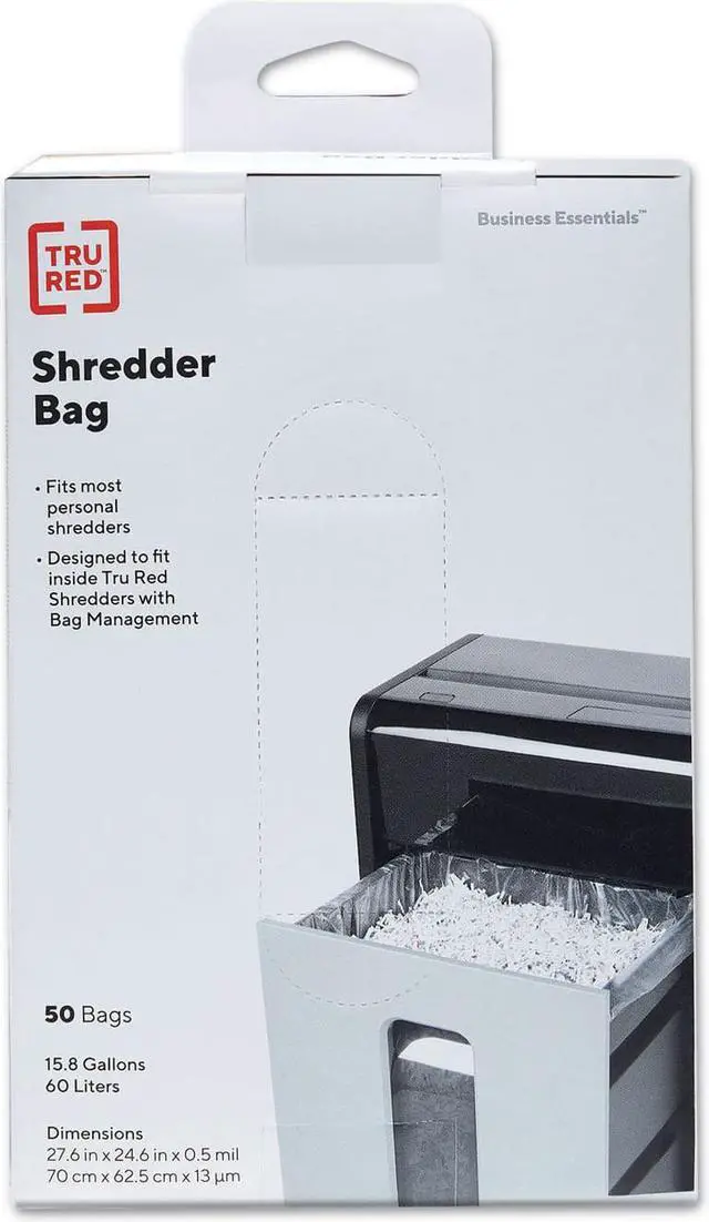 TRU RED Shredder Bags 15.8 Gal (22403) 50/Pack TR22403CC - Newegg.com