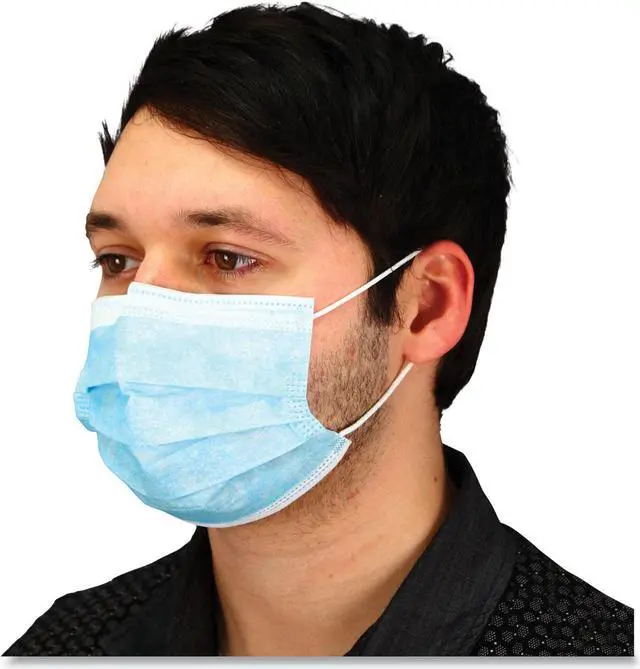 Malt By Impact Three-Ply Face Mask with Ear Loops 2000/Carton MFB3EL2K ...