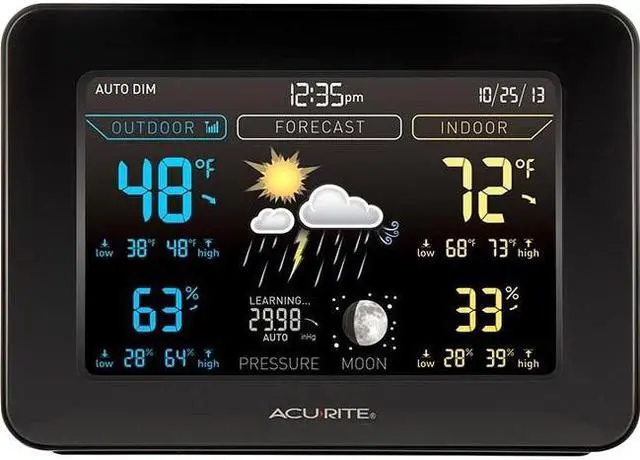 CHANEY INSTRUMENTS 02027A1 AcuRite Color Weather Station - Newegg.com