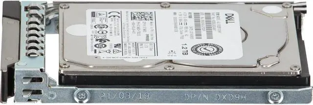 Refurbished: Dell 1.2TB 10K 12Gbps SAS 2.5 HDD 512n (ME) CPO (01M0D) -R ...