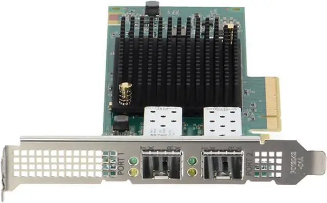 Refurbished: Dell Emulex LPe35002 Dual 32Gb Fibre Channel SFP+ HBA FH ...