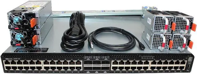 Refurbished: Dell S4148T-ON 48P 10GbE 4P QSFP28 2P QSFP+ I/O-PSU OS10 ...