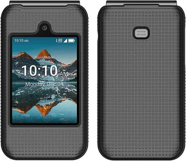 Grid Texture Hard Case Slim Cover for Iris Easy Flip Phone / Summit ...