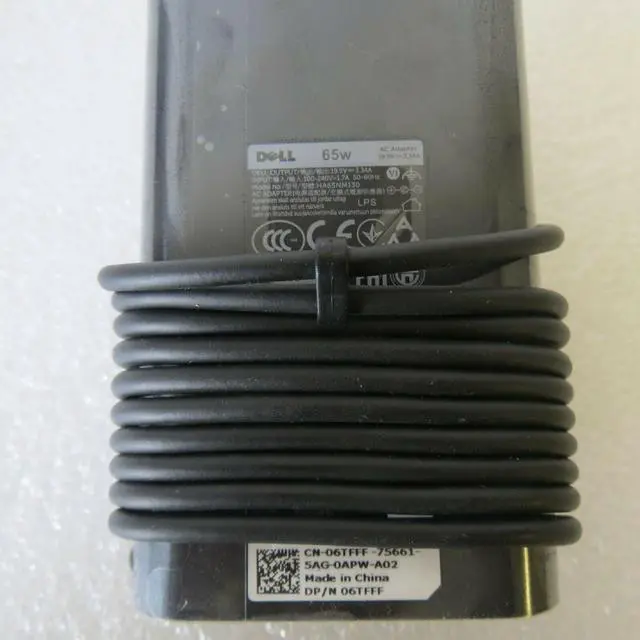 Refurbished: DELL 06TFFF, 6TFFF 65WATT AC POWER SUPPLY ADAPTER - Newegg.com