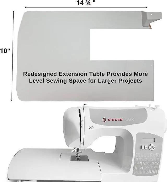 Refurbished: SINGER C5200 Computerized Sewing Machine 80 Built-in ...