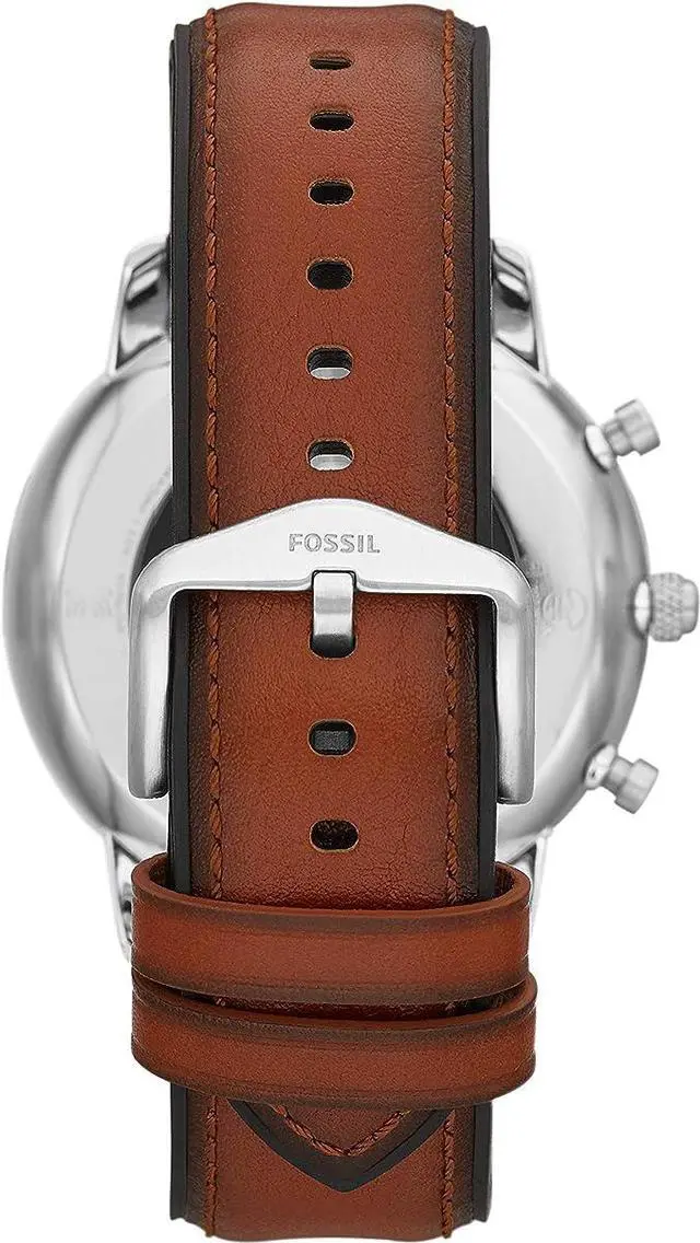 Refurbished: Fossil Men's Neutra Hybrid Smartwatch HR DW8F5 - BROWN ...