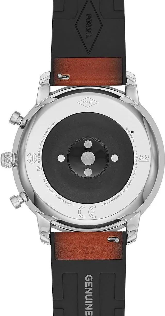Refurbished: Fossil Men's Neutra Hybrid Smartwatch HR DW8F5 - BROWN ...