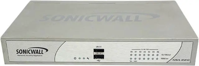 Nsa 220 SonicWall NSA 220 Wireless N Network Firewall Security