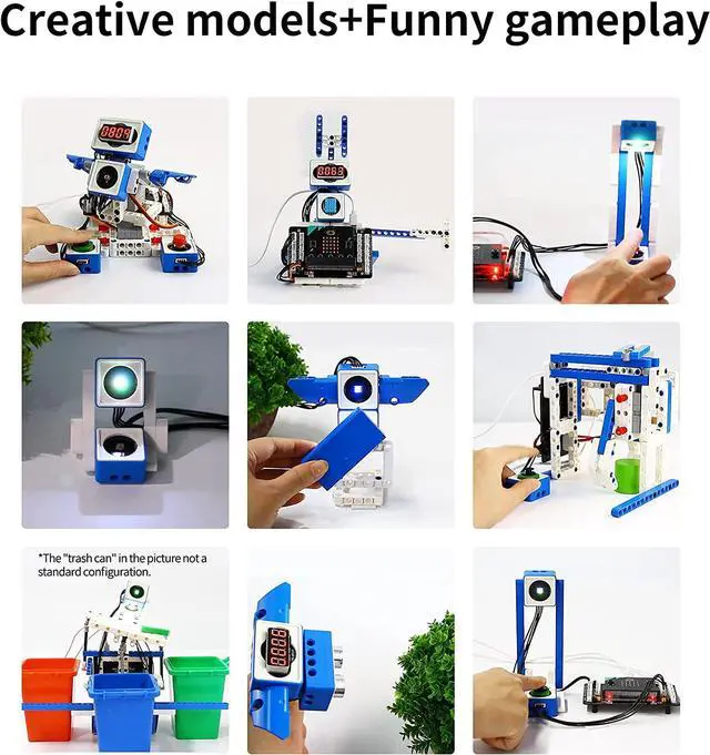 Yahboom Sensor Module for Kids with Micro bit V2 STEM Coding DIY Robot Kit Micro bit Programmabl ...