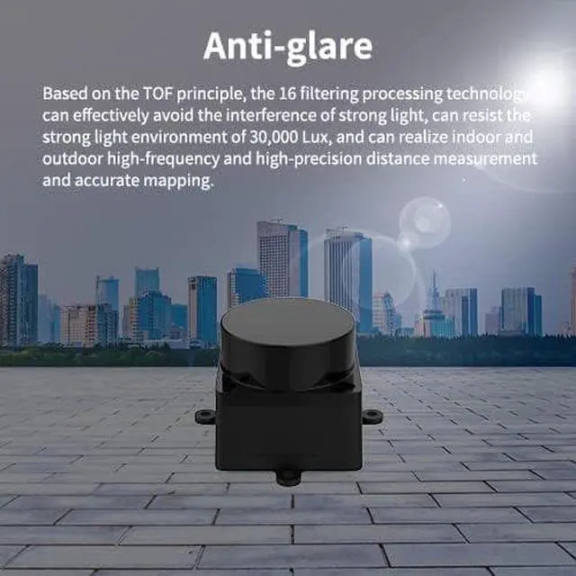 Yahboom Lidar Sensor DTOF LDS Lidar Scanner Kit LD06/LD19/LD300 12M ...