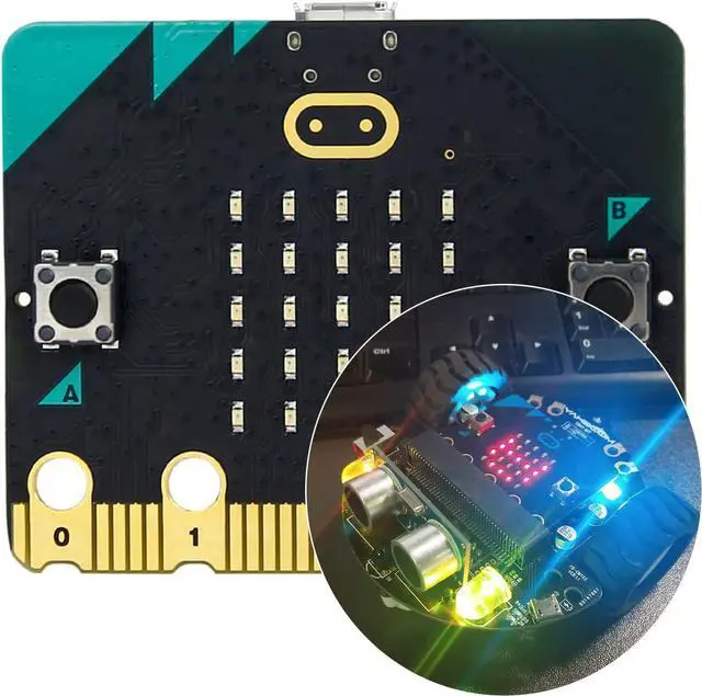 BBC Micro:Bit V2 Development Board Starter Kit and Micro bit V2 STEM ...