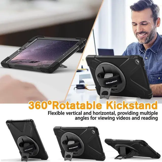 for iPad Air 2 Case 9.7 Inch,iPad 2th Generation(2014 Released),Hybrid ...