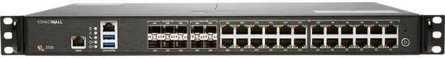 SonicWall NSA 3700 24-Port Network Security/Firewall Appliance ...