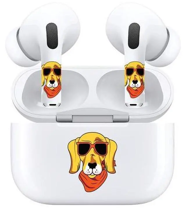 AirSkins - Stylish Decals for AirPods Pro & Pro 2, Dog With Sunglasses ...