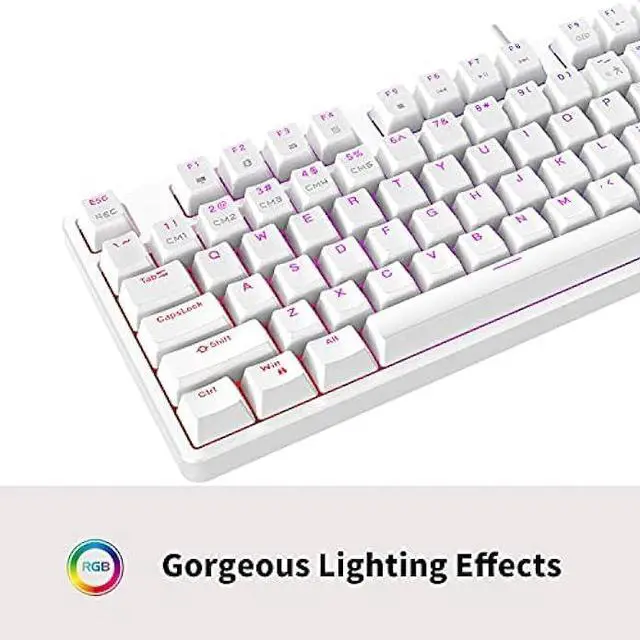 CIY X77 Hot-Swappable Mechanical Keyboard/RGB Gaming Keyboard/USB C ...