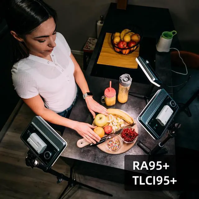 VILTROX 15C RGB Led Panel Light, Smartphone Control 360° Full Color On ...