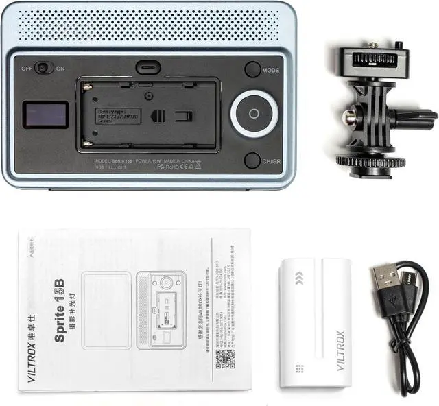 VILTROX 15C RGB Led Panel Light, Smartphone Control 360° Full Color On ...