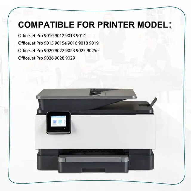 4 Pack 962XL 962 Ink Cartridge for HP Officejet Pro 9010 9015 9018 9020 ...