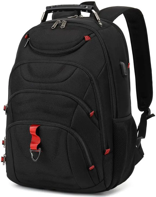Boavan Laptop Backpack for men, 17.3 inch Laptop Bag with USB Port ...