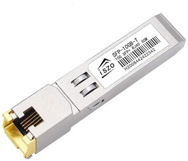 10GBase-t, SFP-10G-T Optical Module, 10G SFP to RJ45 Conversion Module,Adaptive 10G/5G/2.5G/1G ...