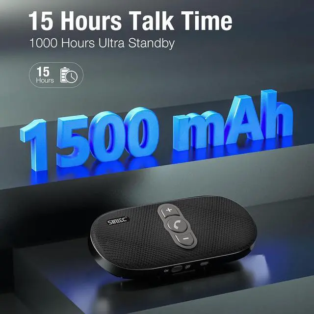 Bluetooth Car Speaker Phone: Hands Free Calling Kits 6W in car ...