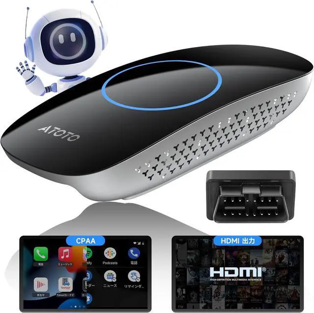 Wireless CarPlay Adapter Ai Box with OBD2 Scanner, Car Video Streaming ...