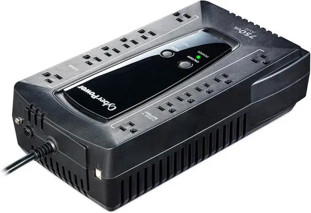 CyberPower AVRG750U AVR UPS System, 750VA/450W, 12 Outlets, Compact ...
