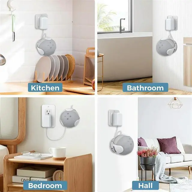 Plastic Speaker Holder Wall Mounted Bluetooth Speaker Stand with Cable Management Accessories ...