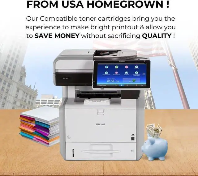 Toner Pros TM Compatible Ricoh High-Yield Black 418126 Toner Cartridge ...