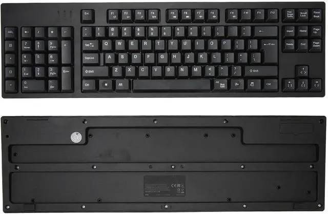 Ergonomic Left Handed Keyboard, 109 Keys USB Wired Keyboard with 2 HUB ...