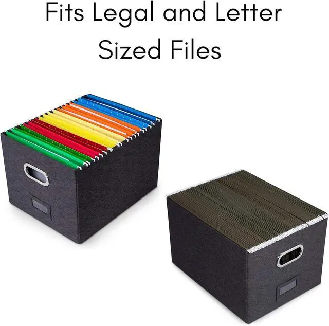 Internet's Best Collapsible File Storage Organizer with Lid ...