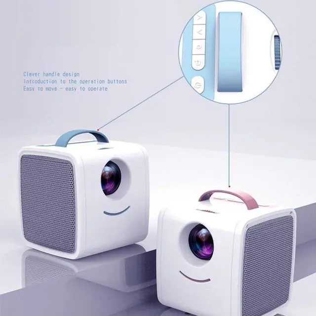 Portable Projector, Outdoor Projector 1080P, Mini Projector Supports ...